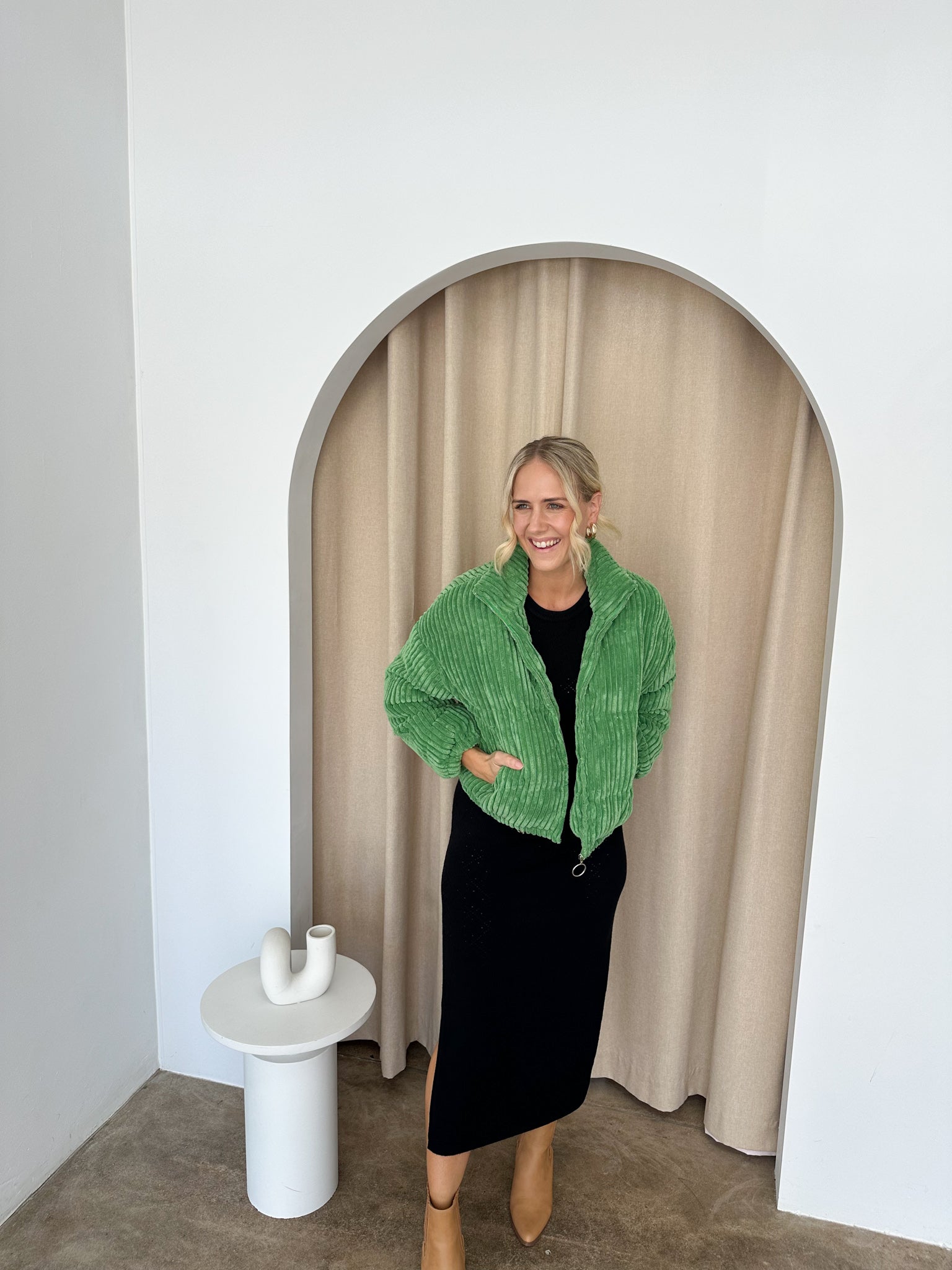 Matilda Jacket- Green – Her Top Shop